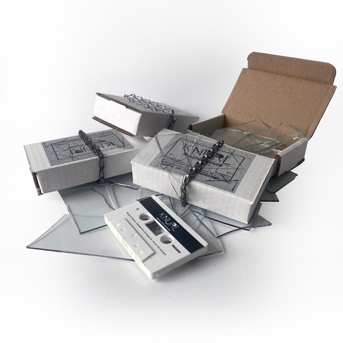 KNURL - Reduction Division CS (Pressortape) – White Centipede Noise